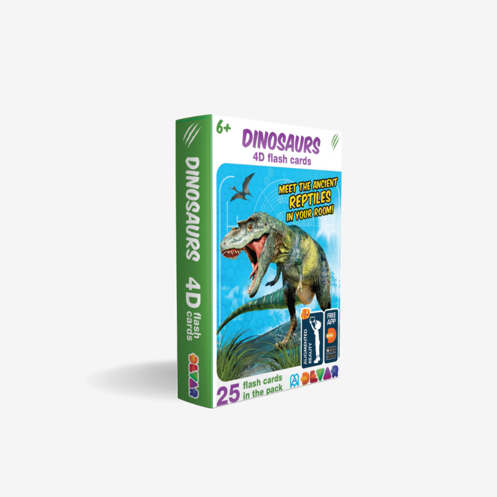 Flash Card - 4D Encyclopedia Of Dinosaurs - Aras Ilmu