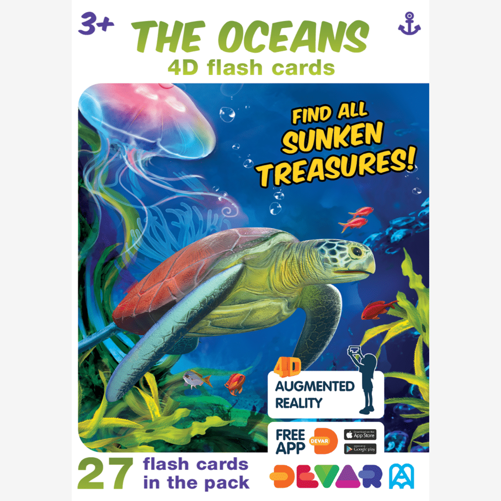 Flash Card - 4D Encyclopedia Of The Oceans - Aras Ilmu