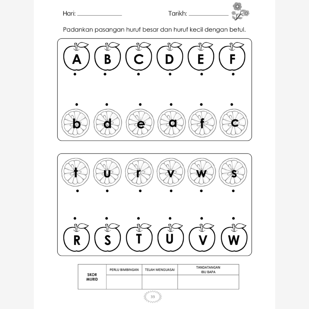 Lembaran Kerja - Bahasa Melayu - Aras Ilmu